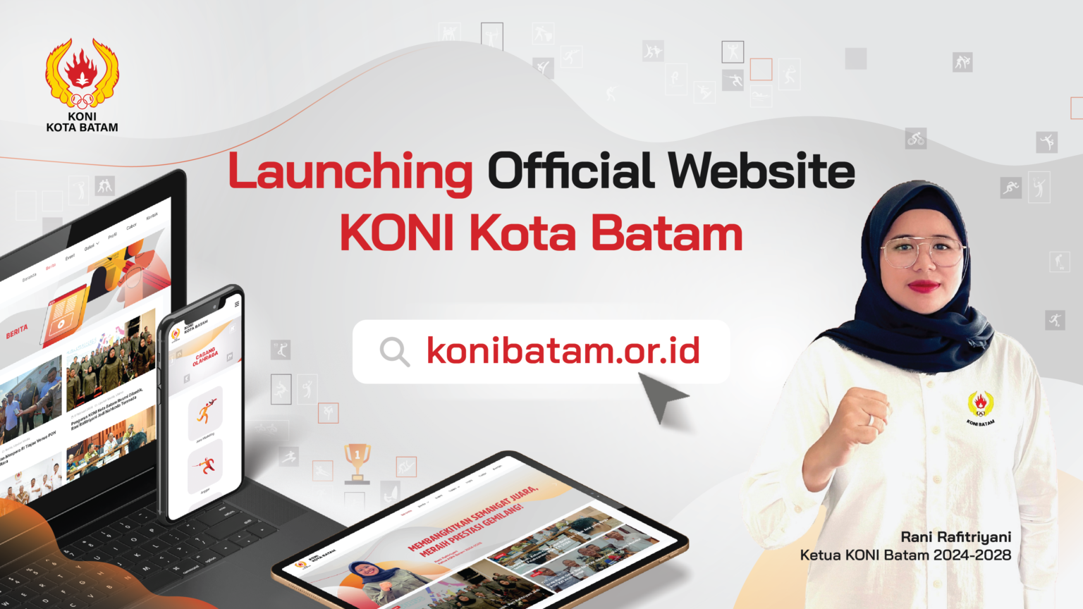 KONI Kota Batam Luncurkan Website Resmi | Koni Batam